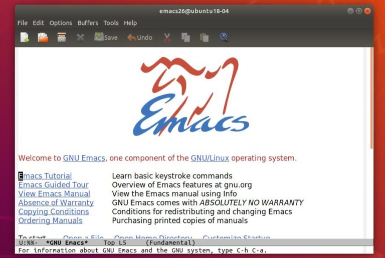 GNU Emacs 26.3 Released, How to Install it in Ubuntu 18.04 - Open Source Society Malta