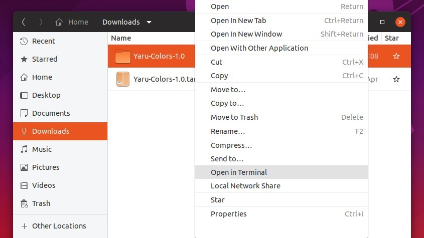 Enable Different Colors for the Default Theme in Ubuntu 19.04 - Open Source Society Malta