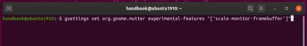 How to Enable Fractional Scaling in Ubuntu 19.10 Eoan - Open Source Society Malta
