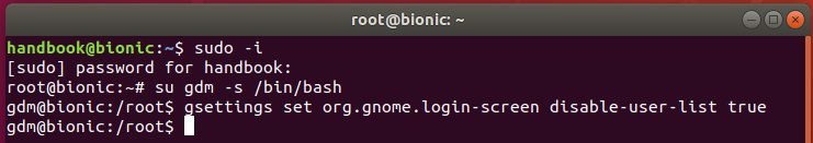 Quick Tip Hide User List In Ubuntu 1804 Login Screen Ubuntuhandbook