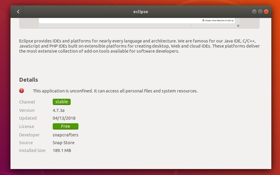 How to Install The Latest Eclipse 4.7.3a in Ubuntu 18.04 | UbuntuHandbook