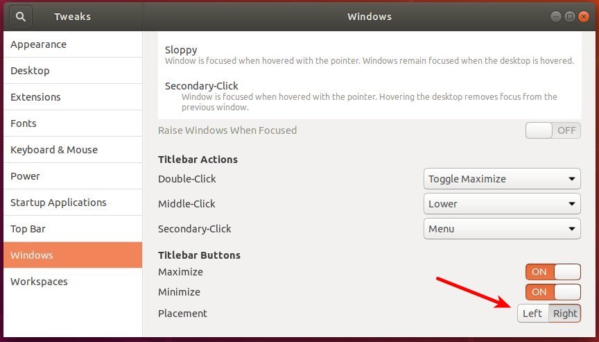 Move Window Buttons ‘Min, Max, Close’ to Left in Ubuntu 18.04 | UbuntuHandbook