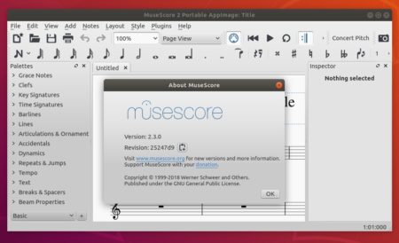 Free Scorewriter MuseScore 2.3 Released (How to Install) | UbuntuHandbook