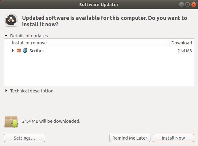 How to Install Scribus 1.4.7 in Ubuntu 18.04 / 16.04 | UbuntuHandbook