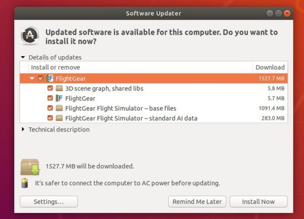 How to Install FlightGear 2019.1.1 in Ubuntu 19.04/18.04 | UbuntuHandbook