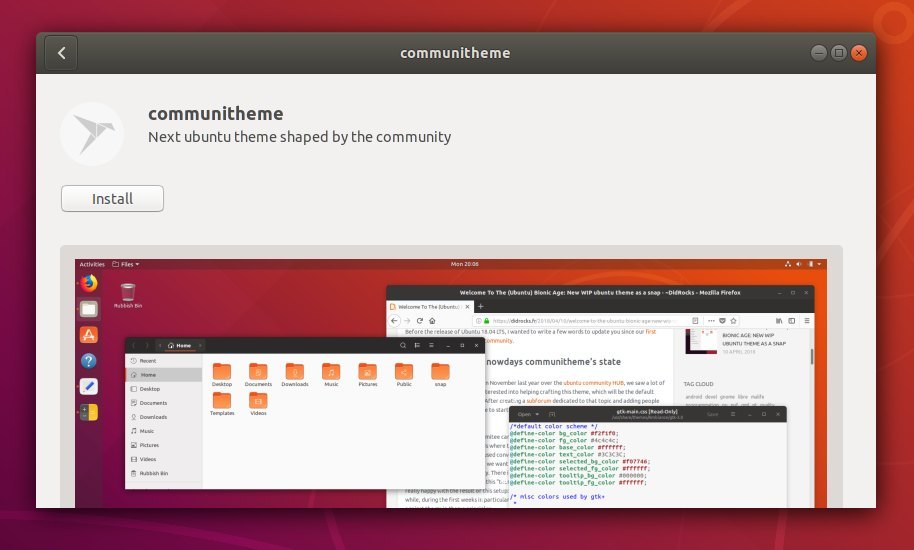 How to Install the New Ubuntu Theme ‘Yaru’ in Ubuntu 18.04 | UbuntuHandbook