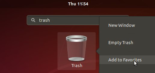 Add Trash Can to Left Panel (Dock Launcher) in Ubuntu 18.04 | UbuntuHandbook