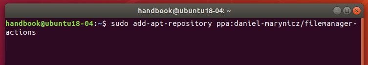 How to Install Nautilus Actions in Ubuntu 18.04 | UbuntuHandbook