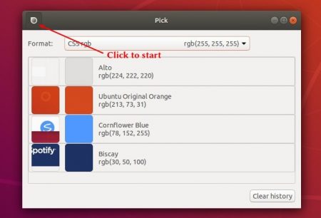 Pick – A Color Picker for Ubuntu with History Support | UbuntuHandbook