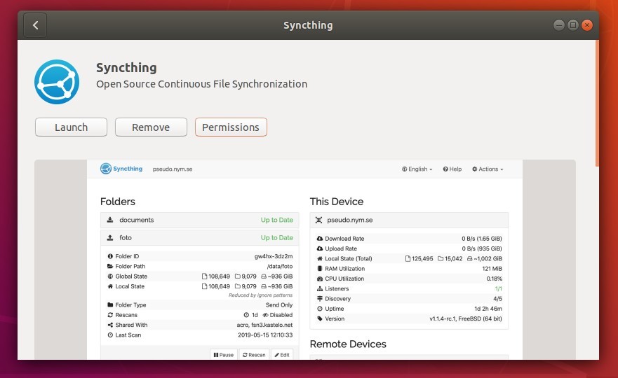 Syncthing 1.2.0 Released, Adds QUIC Transport Protocol - Open Source ...