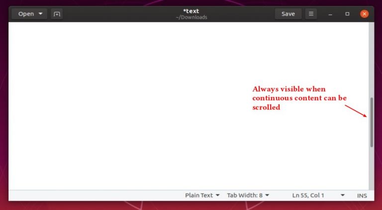 How to Disable Overlay Scrollbars in Ubuntu 19.10 | UbuntuHandbook