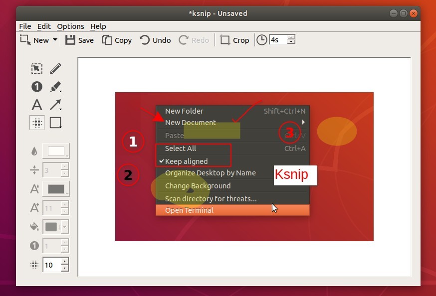 Ksnip Qt Based Screenshot Tool With Annotation Feature Ubuntuhandbook