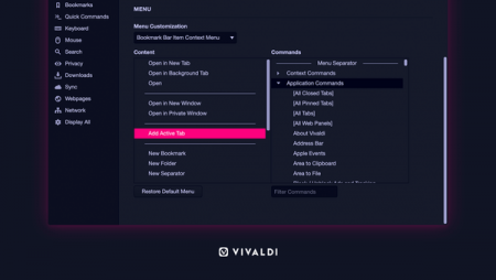 Vivaldi 3.4 Released with Configurable Context Menus | UbuntuHandbook