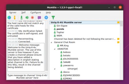 Voice Chat App Mumble 1.3.3 Released with Stability Improvements[PPA ...