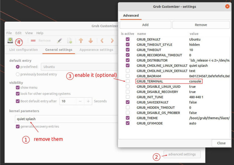 Disable Startup Animation & Show Boot Message in Ubuntu 24.04/22.04 ...