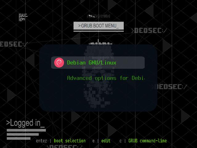 grub-dedsec | UbuntuHandbook